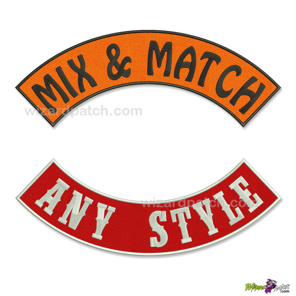 Custom Top & Bottom Rockers - 14 CHARACTER LIMIT