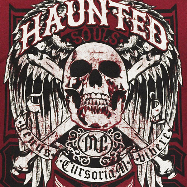 HAUNTED SOULS AUTHENTIC COTTON PRINTED T-SHIRT - Wizard Patch