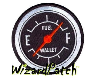 FUEL GAUGE FUNNY DISC - Wizard Patch