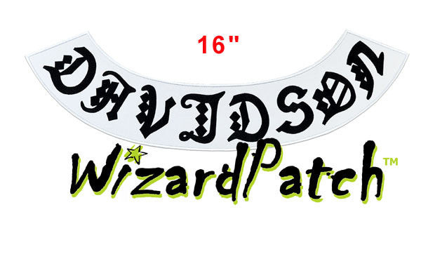 DAVIDSON ROCKER 16" WIDE - Wizard Patch