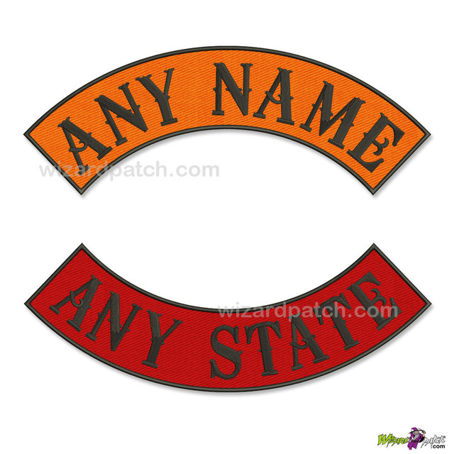 EXTRA LARGE Custom Top & Bottom Rockers - You choose the Style - Wizard ...