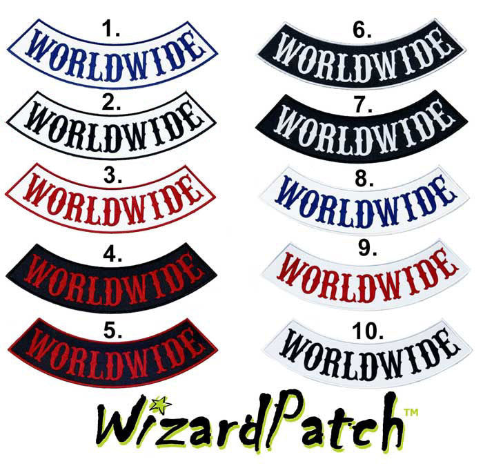 WORLDWIDE BOTTOM ROCKER PATCH FULL SIZE