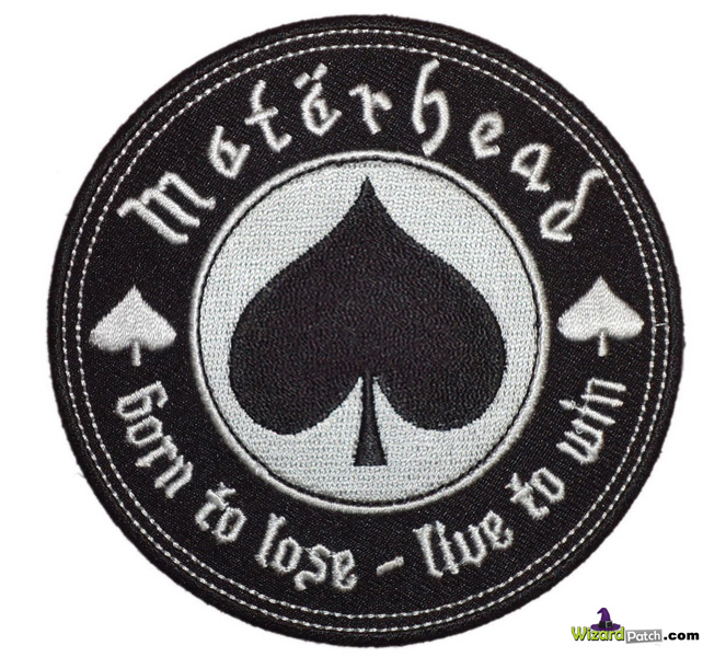 MOTORHEAD LIVE TO WIN DISC PATCH