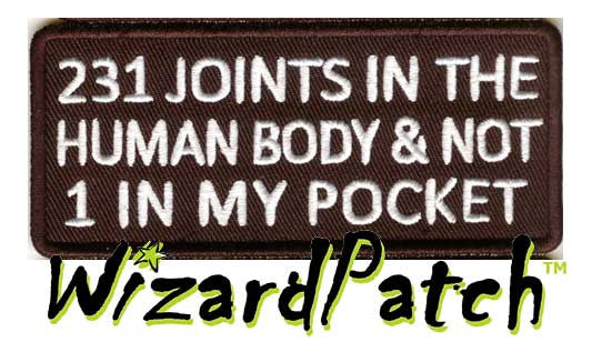 HUMAN BODY FUNNY PATCH - Wizard Patch