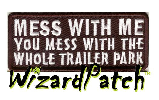 MESS WITH ME FUNNY PATCH - Wizard Patch