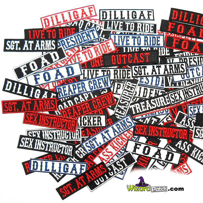 50 PIECE BAR NAME TAG HUGE WHOLESALE LOT - Wizard Patch