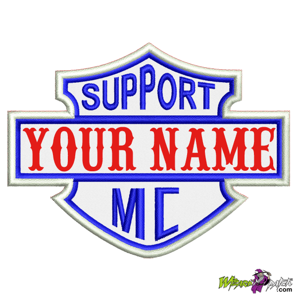 MC SUPPORT PATCH YOUR TEXT YOUR COLOURS - Wizard Patch