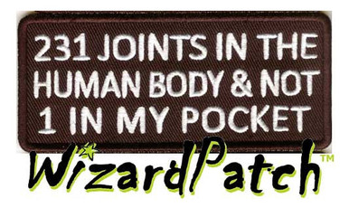 HUMAN BODY FUNNY PATCH - Wizard Patch