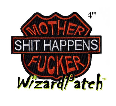 SHIT HAPPENS BAR & SHIELD - Wizard Patch