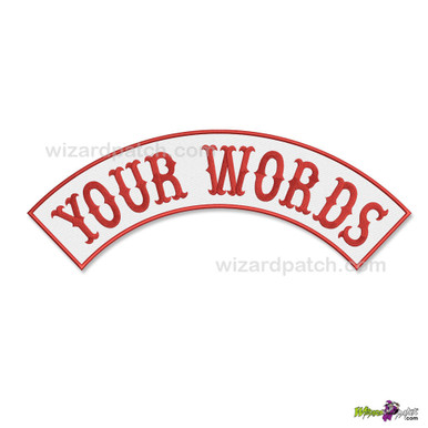 CUSTOM TOP ROCKER TYPE T1. LRG - Wizard Patch