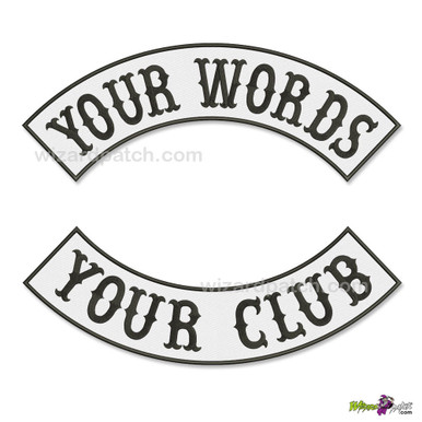 Custom Top & Bottom Rockers - 14 CHARACTER LIMIT