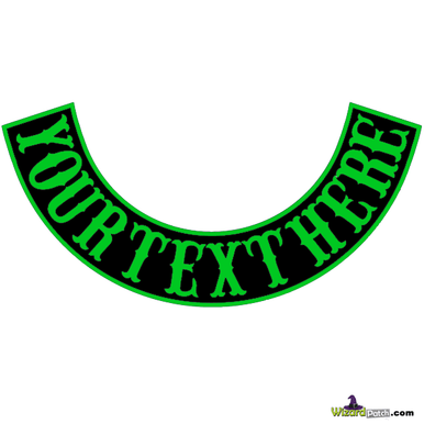 CUSTOM LOWER ROCKER TYPE B2. LRG - Wizard Patch