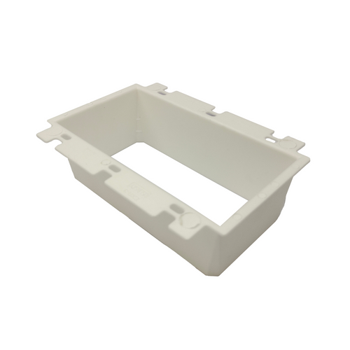 3 Gang Electrical Power Outlet Box Extender, Heavy Duty Plastic Three ...