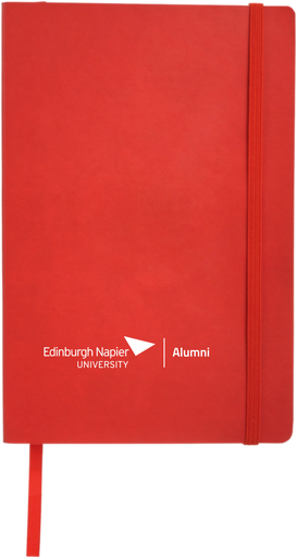 A5 soft cover Alumni notebook - Red