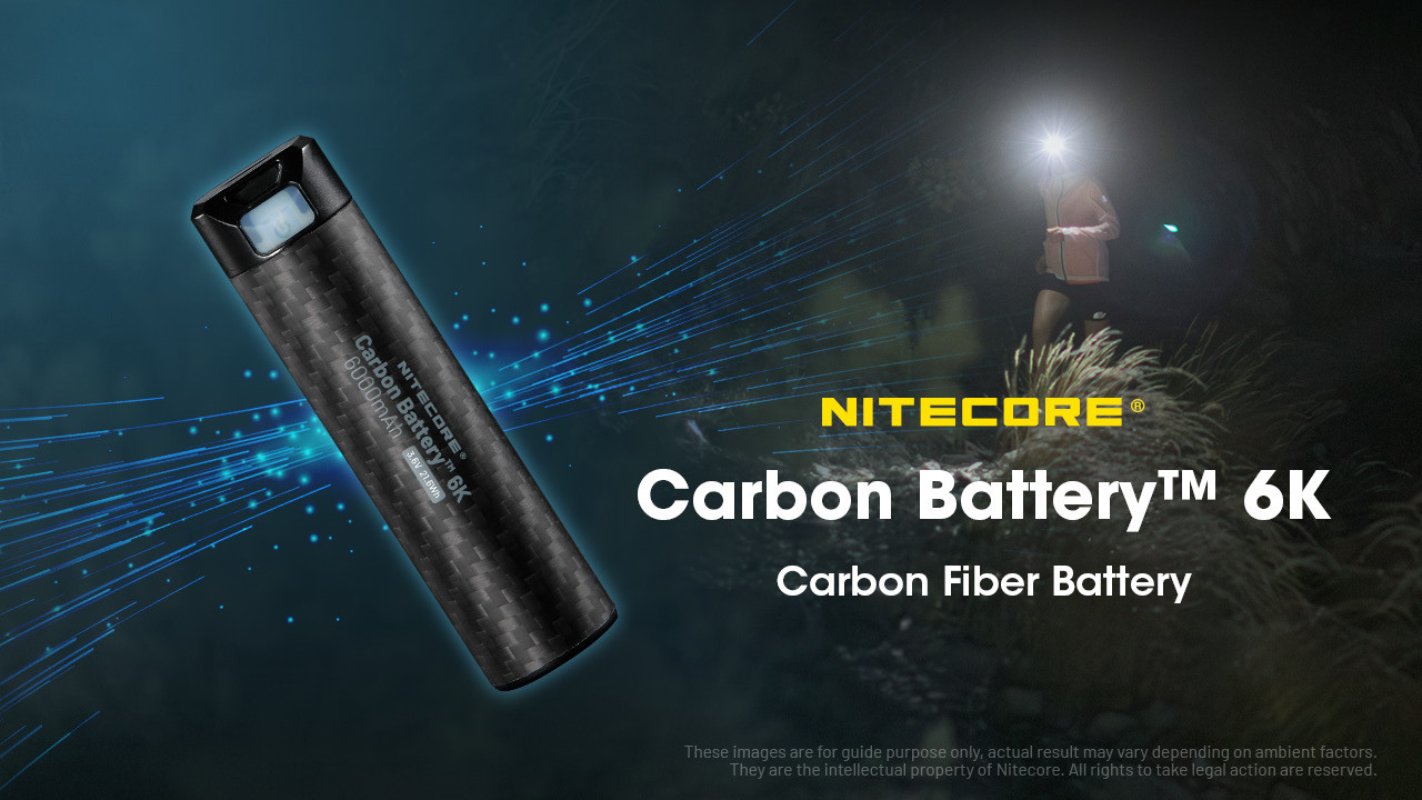 Nitecore® Carbon Battery™ 6K Ultralight Power Bank | Litesmith
