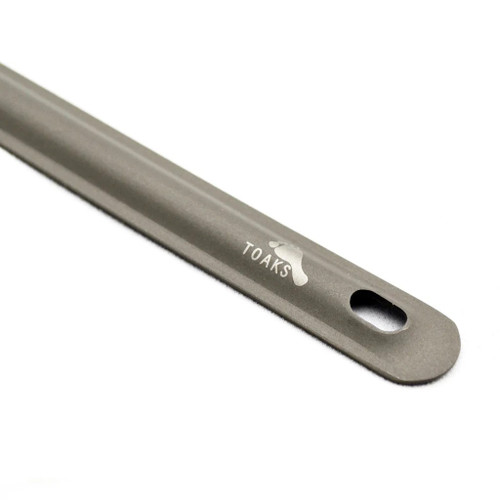 TOAKS Long-Handle Titanium Spoon with Polished Bowl | Litesmith