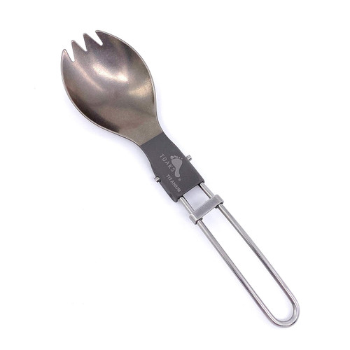 TOAKS Folding Titanium Spork – Small | Litesmith