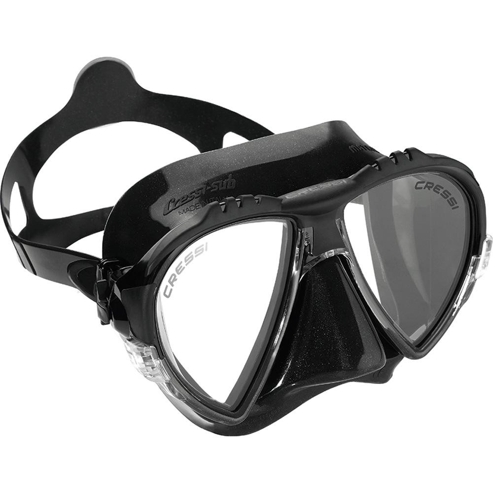 Cressi Matrix Dive Mask Black/Black Frame - Tackle World Adelaide Metro