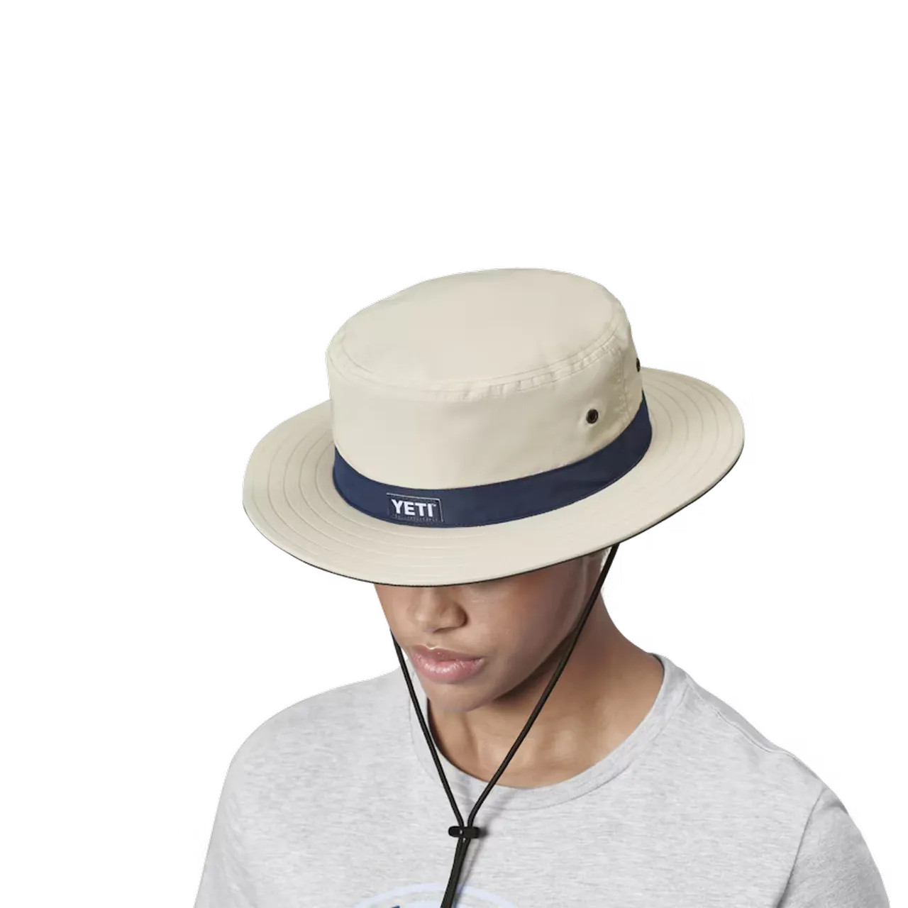Yeti Boonie Bucket Hat - Tan/Navy - Tackle World Adelaide Metro