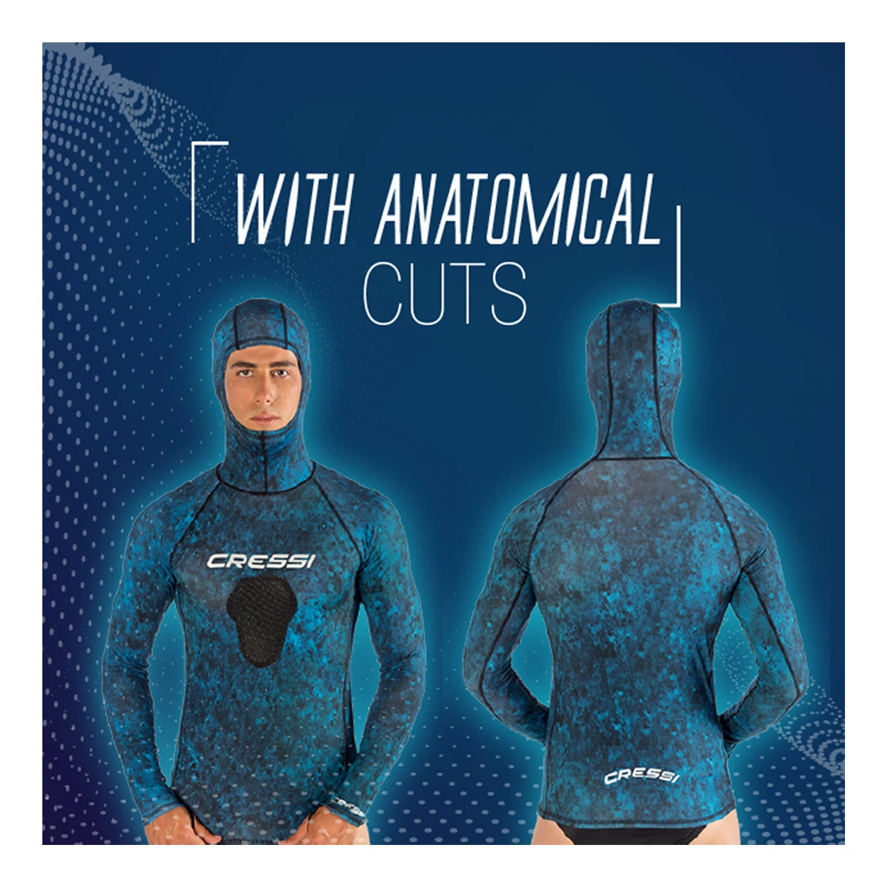 Cressi Cobia Rash Guard With Hooded Top - Tackle World Adelaide Metro
