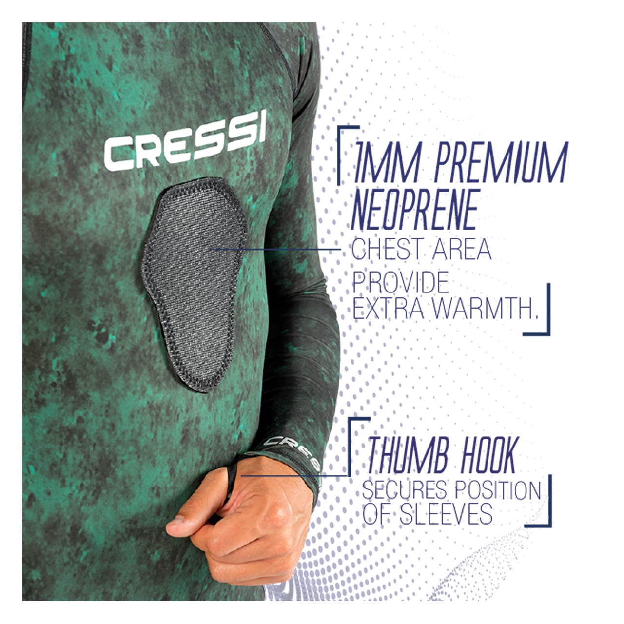 Cressi Cobia Rash Guard With Hooded Top - Tackle World Adelaide Metro