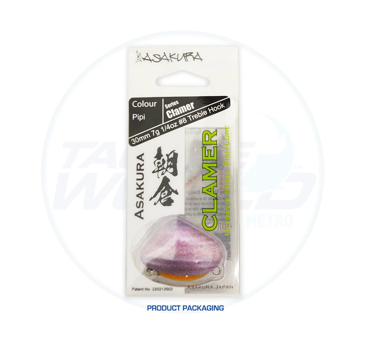 Asakura Clamer 30mm Hard Clam Fishing Lure - Tackle World Adelaide Metro