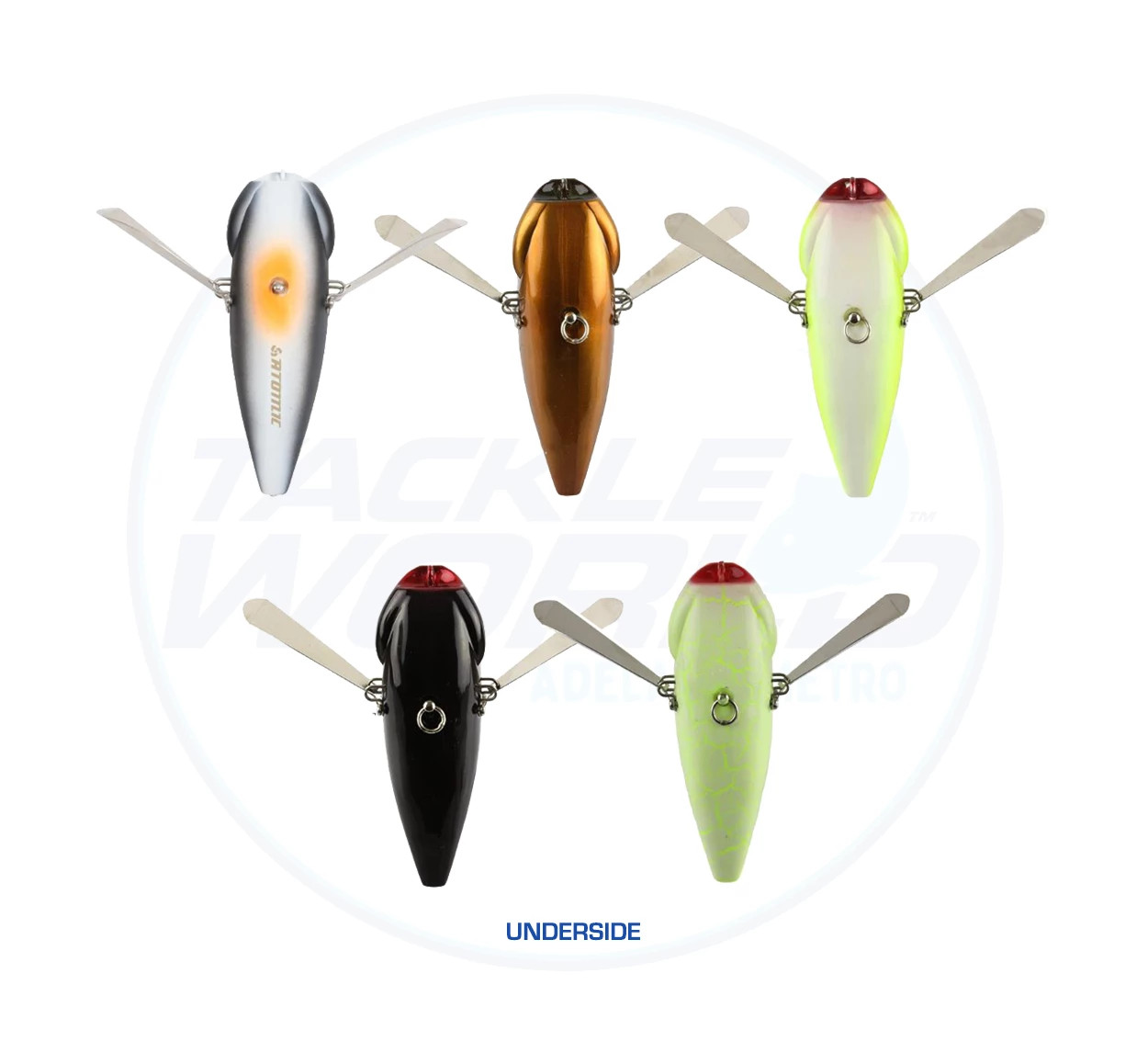 Atomic Hardz Slappa Surface Fishing Lure 90mm - Tackle World Adelaide Metro