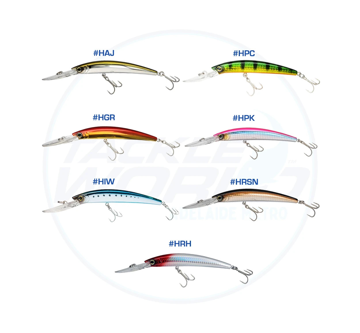 Yo-Zuri Crystal Minnow Deep Diver Floating Fishing Lure 90mm - Tackle ...