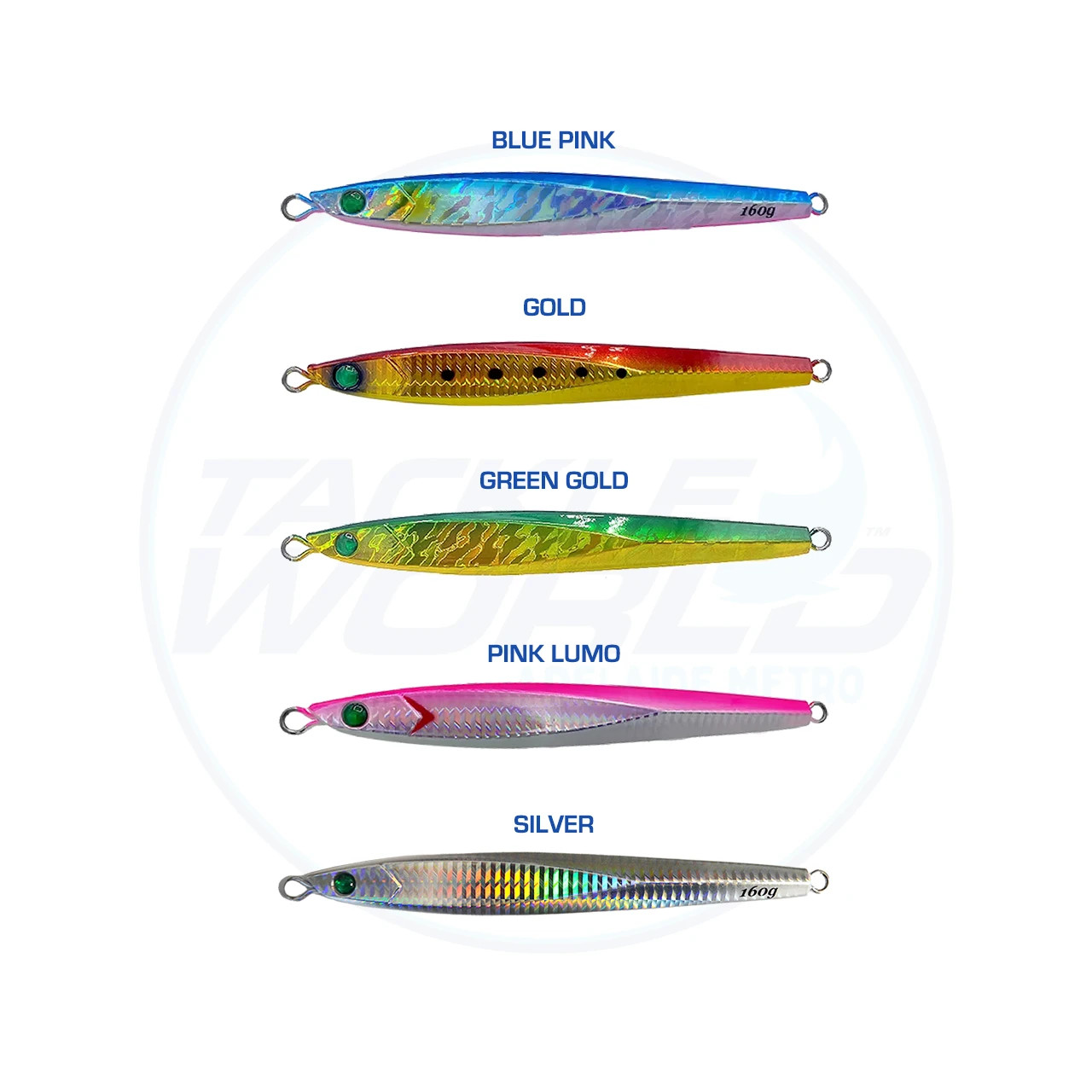 JT Jigs Resurrection Jig Fishing Lure 160g - Tackle World Adelaide Metro