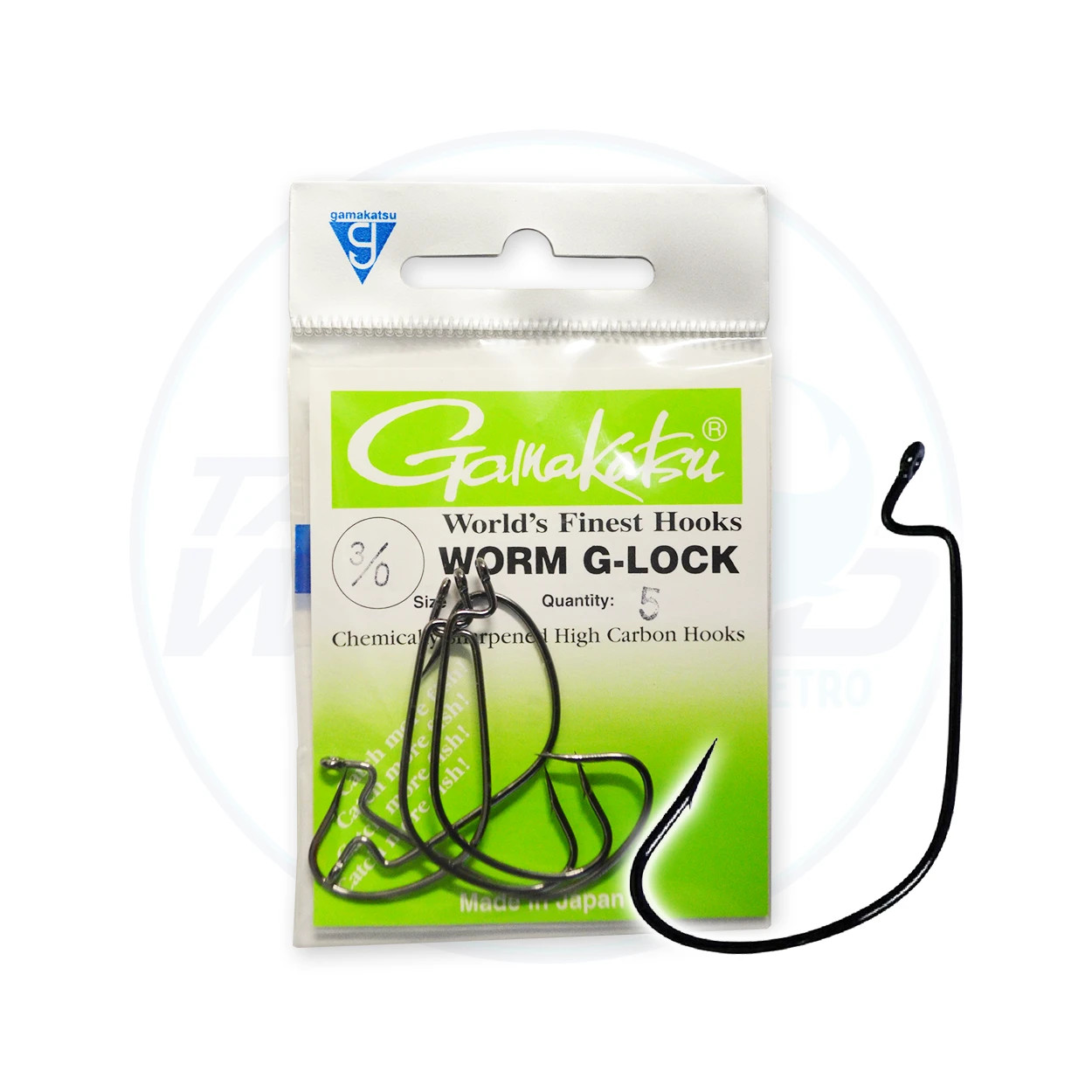 Gamakatsu Worm G-Lock Hooks - 6 Pack - Tackle World Adelaide Metro
