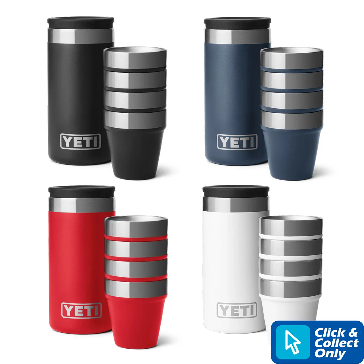 YETI Shot Glasses With Carrying Case - Tackle World Adelaide Metro