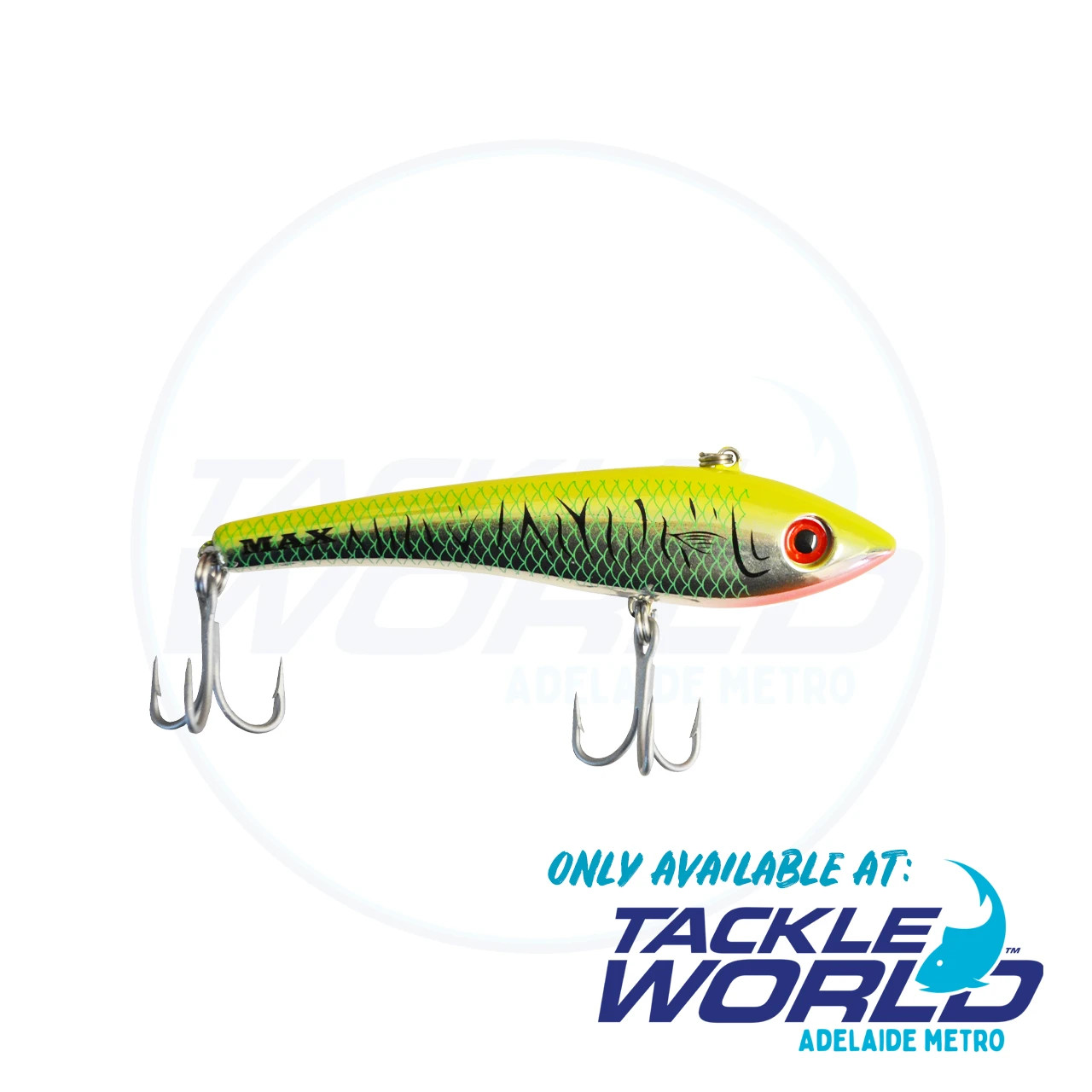 Halco Max 130 Bibless Minnow Lure - Exclusive Colour Chartreuse Tiger ...