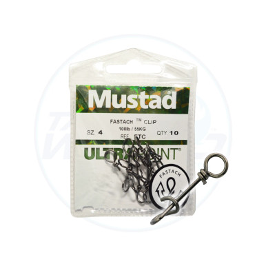 Mustad Fastach Clips - Tackle World Adelaide Metro