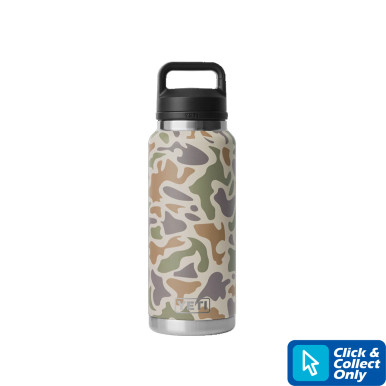 YETI Rambler Bottle 36 oz With Chug Cap - Tan Camo - Tackle World ...