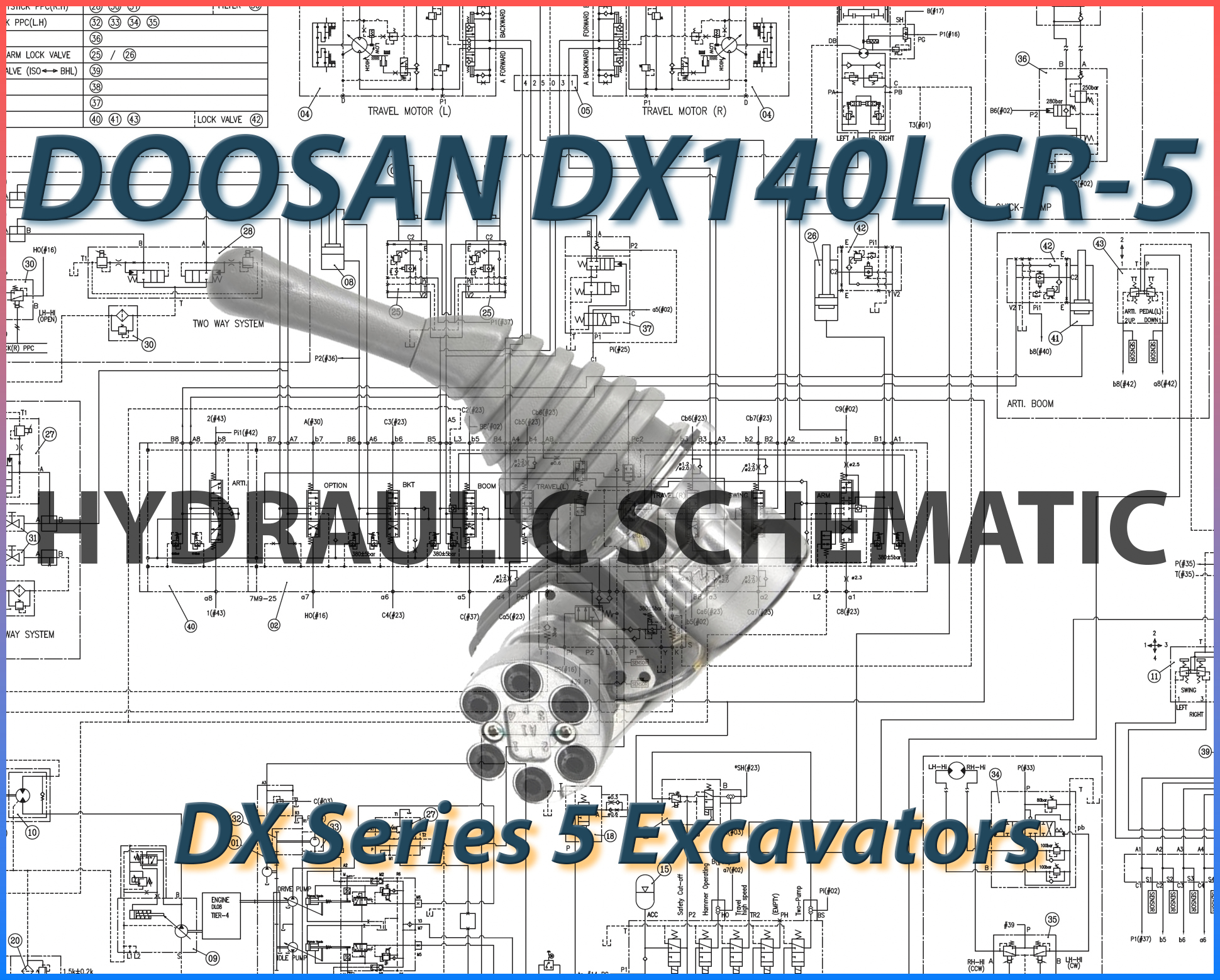 Heavy Equipment Hydraulic Schematics | Diagrams for Excavators, Loaders ...