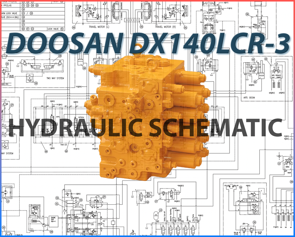 Heavy Equipment Hydraulic Schematics | Diagrams for Excavators, Loaders ...