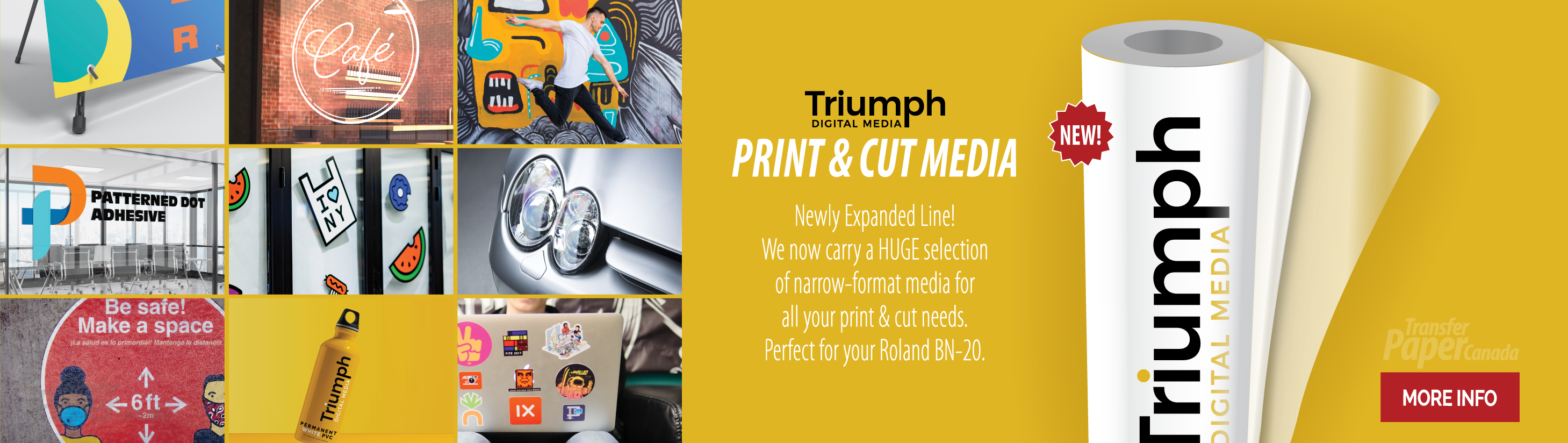 Heat Transfer Paper & Vinyl Supplies | Transfer Paper Canada