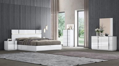 Chloe Bedroom Set in White NEI-B82 New Era Kassa Mall