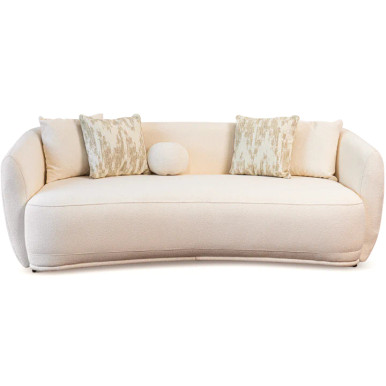 Layla Large Boucle Sofa - KM Home Furniture & Mattress Store