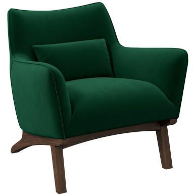 Casper Lounge Chair in Velvet Mid and Mod Kassa Mall