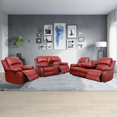 Red Living Room Furniture Set GS2895 G Furniture KM