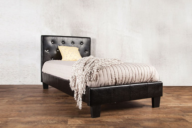 Velen - Twin Bed - Black - Kassa Mall Home Furniture & Mattress Store