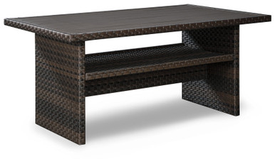 Easy Isle - RECT Multi-Use Table - Dark Brown / Beige - Kassa Mall Home ...