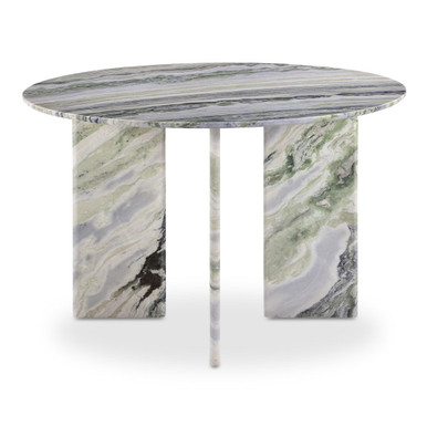 Celia - Round Dining Table - Green / Gray - Kassa Mall Home Furniture ...