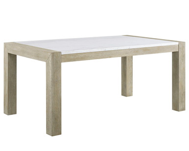 Hazel - Genuine Marble Dining Table - Wired White - Kassa Mall Home ...