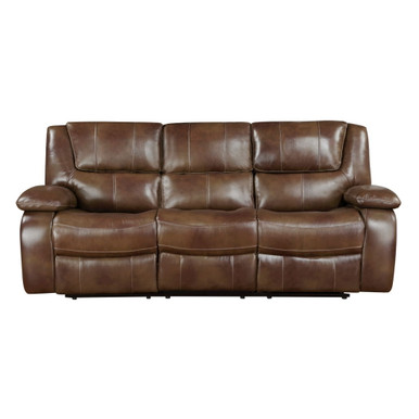 Ellicott - Double Reclining Sofa - Brown - Kassa Mall Home Furniture ...