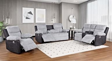 Lexy Two-Tone Reclining Living Room Set S6050 Kassa Mall
