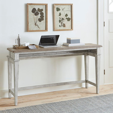 Heartland - Console Bar Table - Antique White / Tobacco Tops - Kassa ...