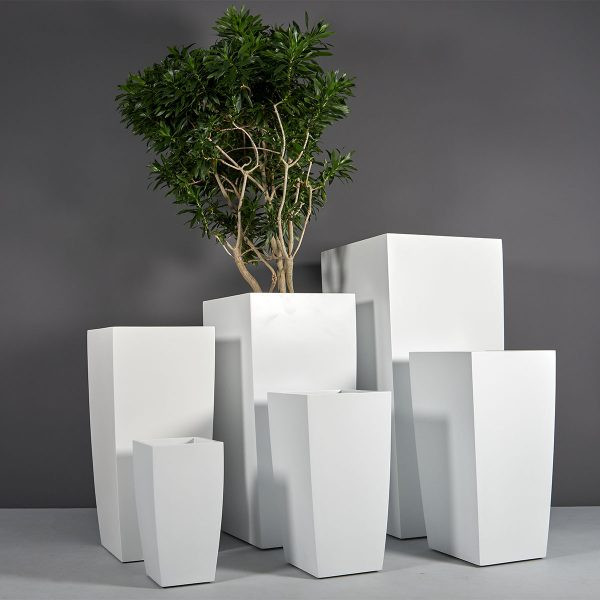 Cubico Tall Square Planter - Lechuza | Plant Addicts