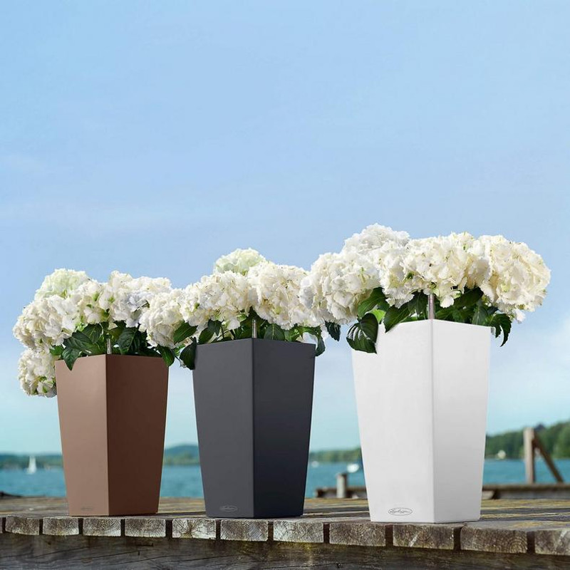 Cubico Tall Square Planter - Lechuza | Plant Addicts